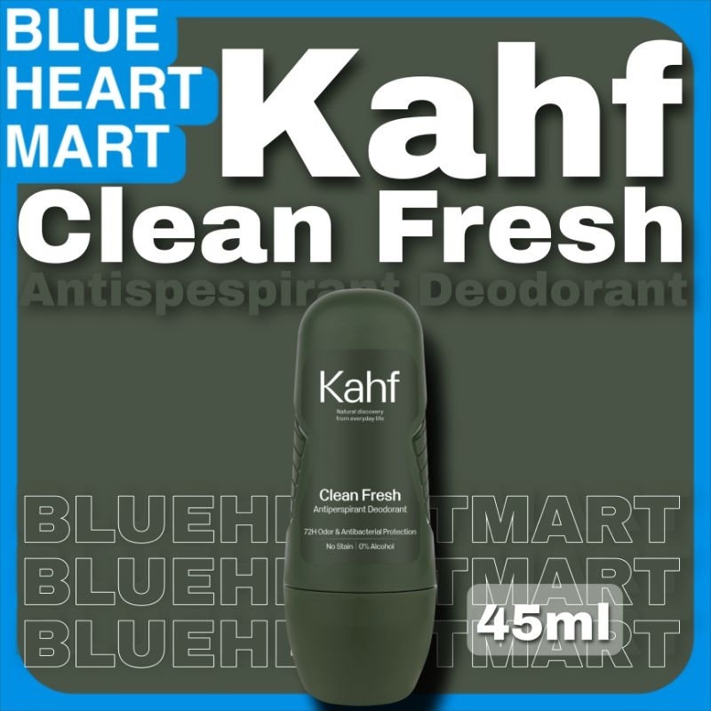 Kahf Clean Fresh Antiperspirant Deodorant Roll On 45ML | Shopee Philippines