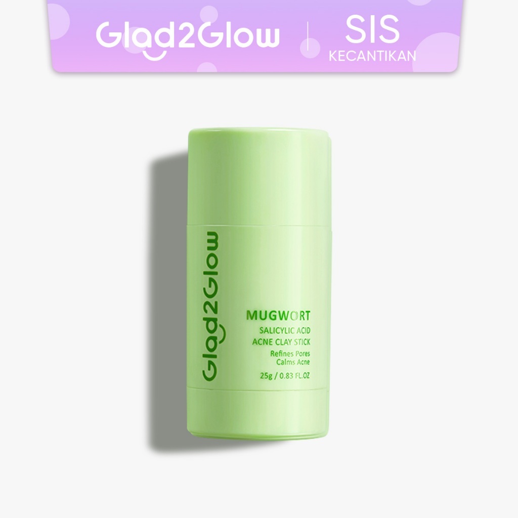 Glad2glow Real Mugwort Salicylic Acid Acne Control Clay Mask Stick 25g Acne Mask Mugwort Mask ...