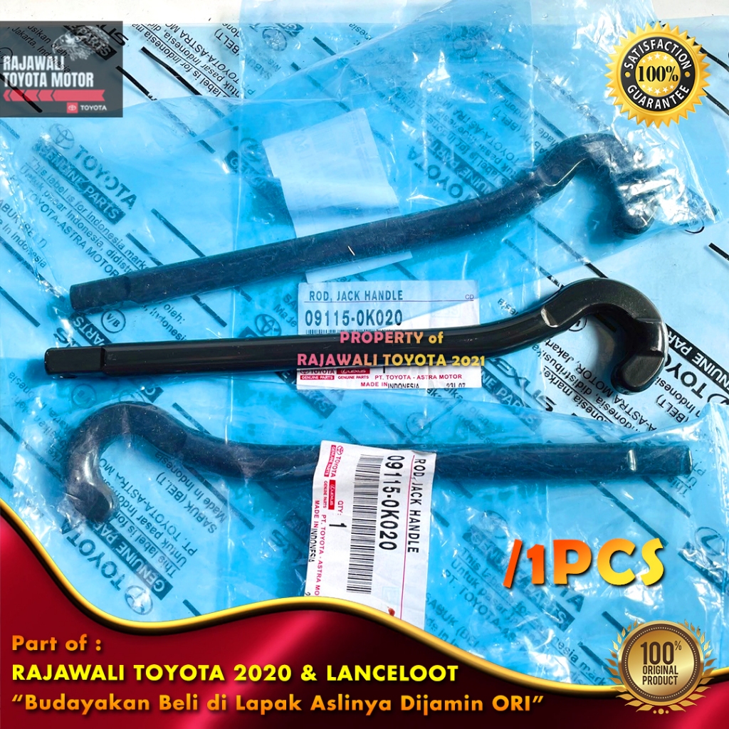 Jack Handle Handlebar Innova, Fortuner, Hilux 2005-2015 Spare Tire ...
