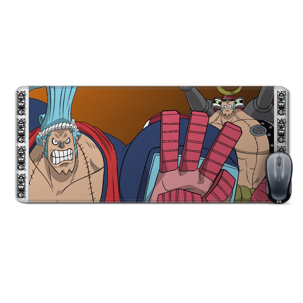 FRANKY IRONMAN - ONE PIECE anime extended mousepad Deskmat, Rubber ...