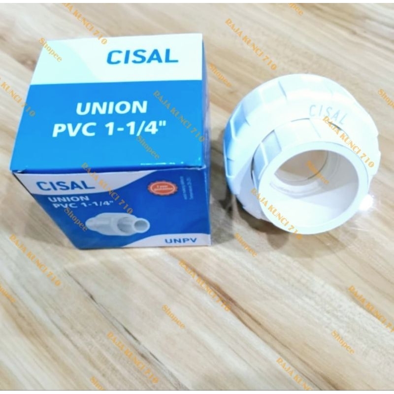 Plain PVC Watermur 11/4" inch CISAL - Watermoor Union Socket PVC 11/4 ...