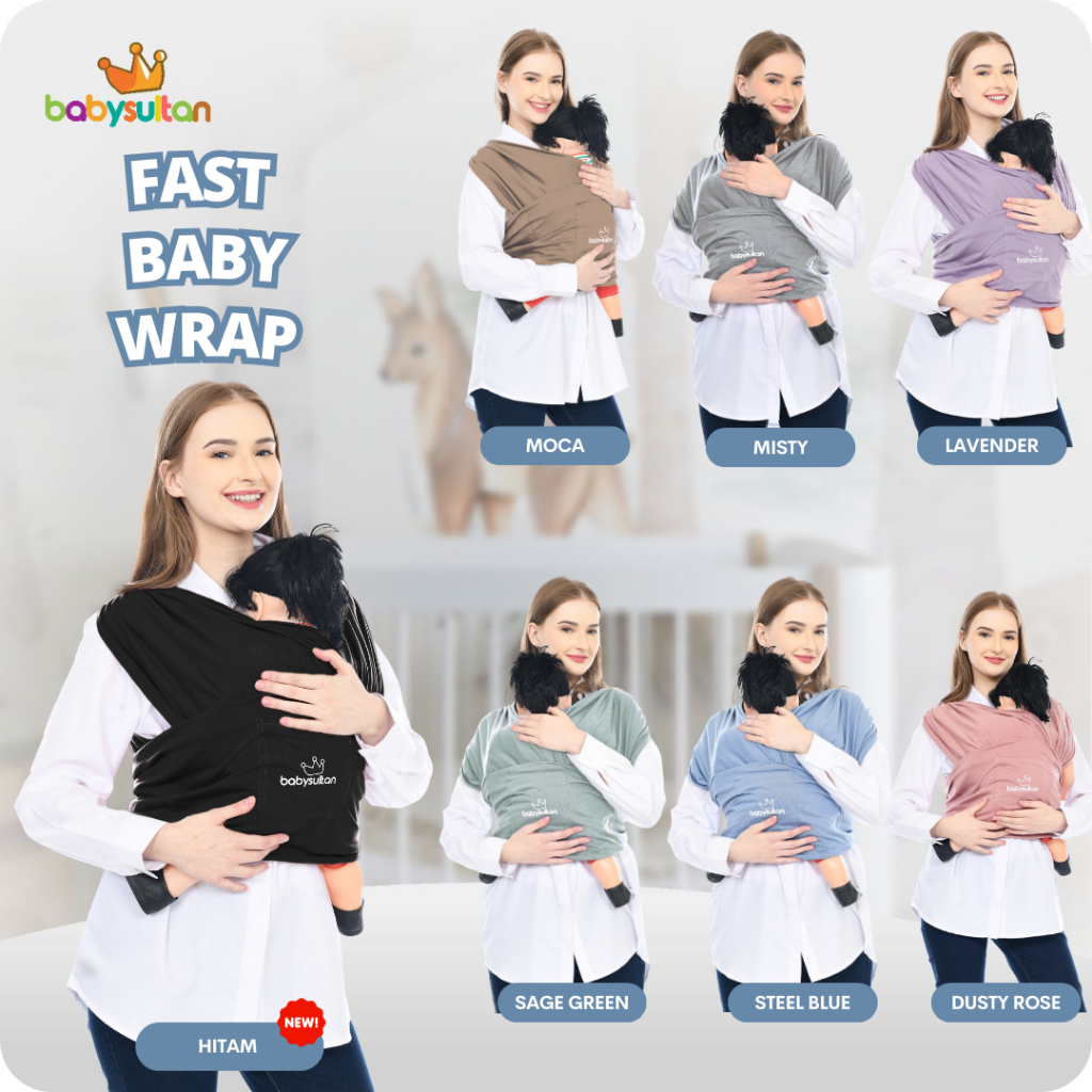 M Shape 3in1 Fast Baby Wrap Premium Front Baby Carrier with Sash Belt ...