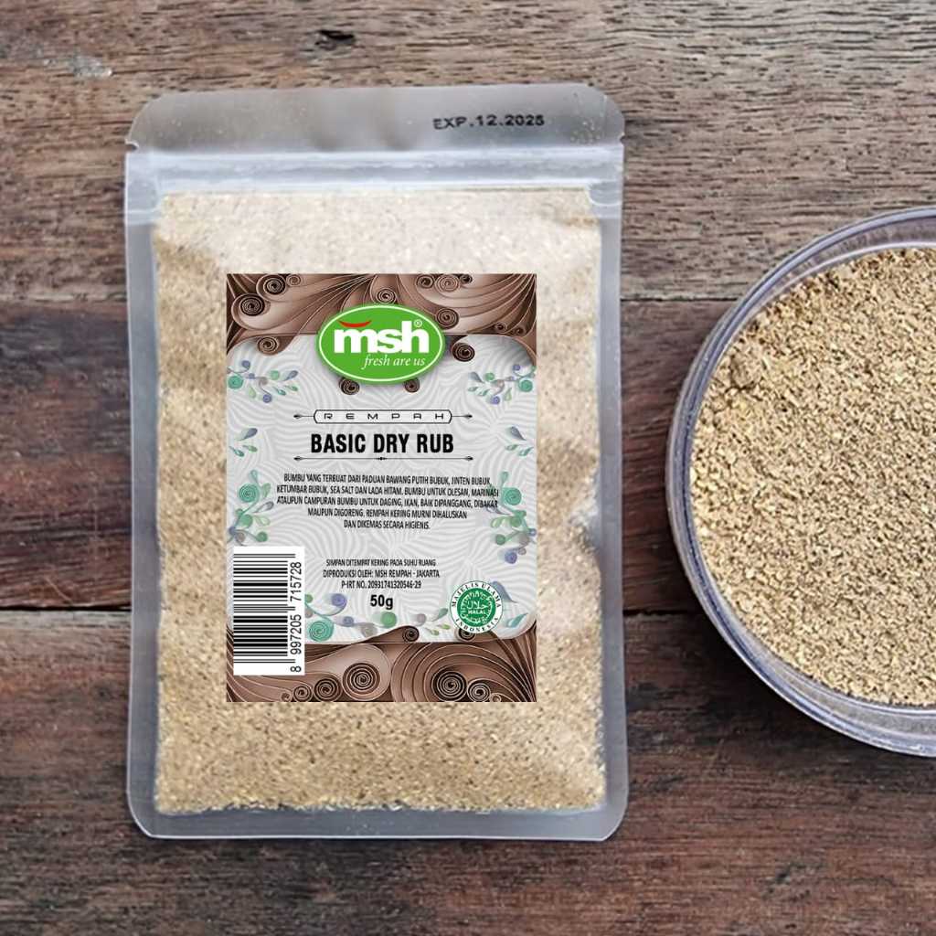 Msh Basic Dry Rub 50g | Shopee Philippines