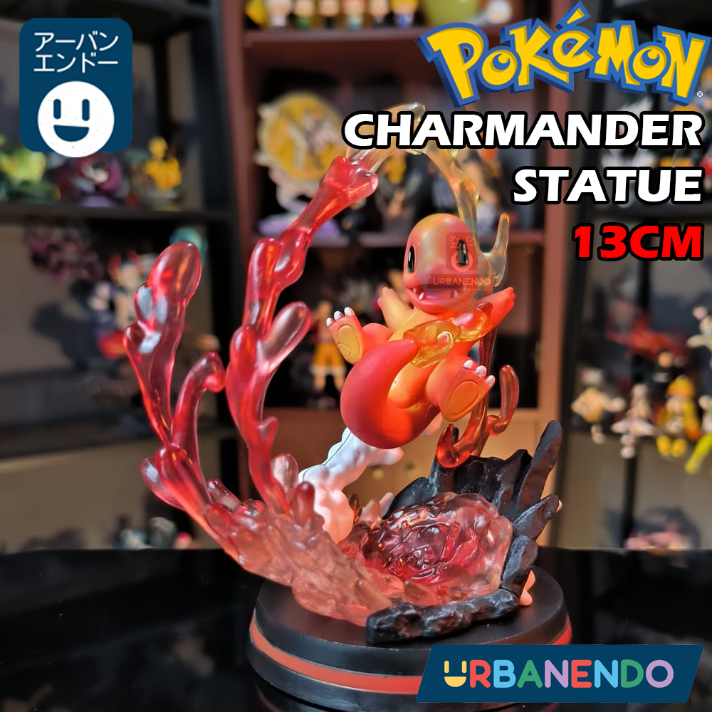 Charmander Pokemon Action Figure size 13cm Home room car display pole ...