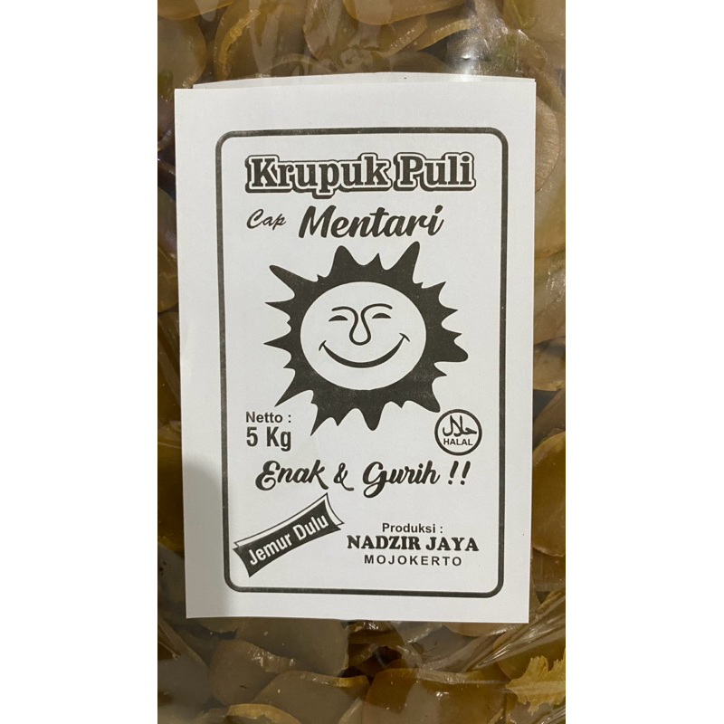 Puli cap Mentari Crackers 1kg | Shopee Philippines