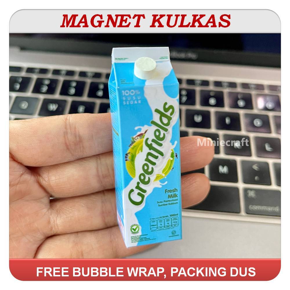 Greenfield MILK 1L Miniature Refrigerator Mount Magnets | Shopee ...