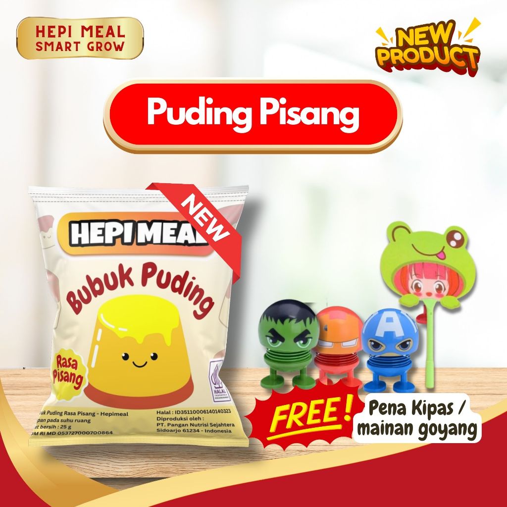 10 PCS Hepi Meal Banana Pudding Food for Babies and Adults Good for ...