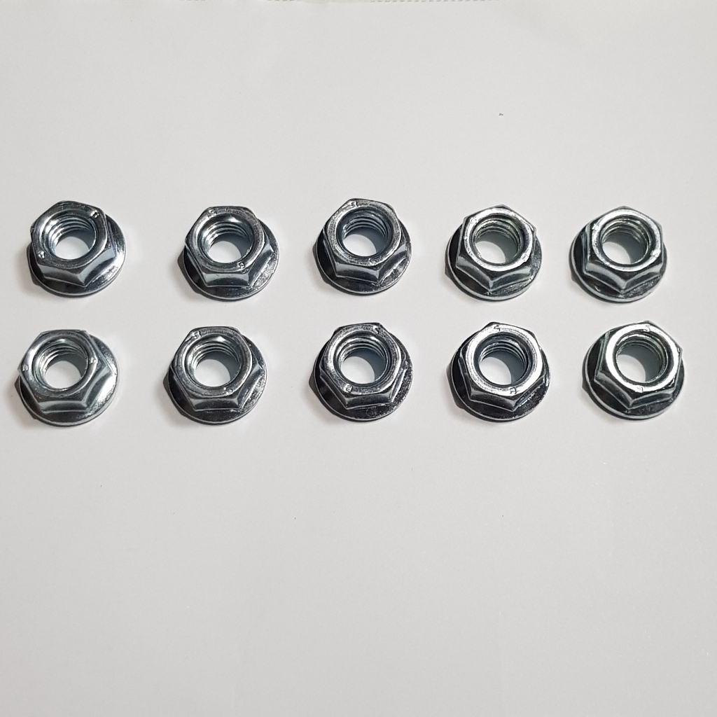 8 mm Flange Nut Key 12 Price Per 10 Pieces | Shopee Philippines