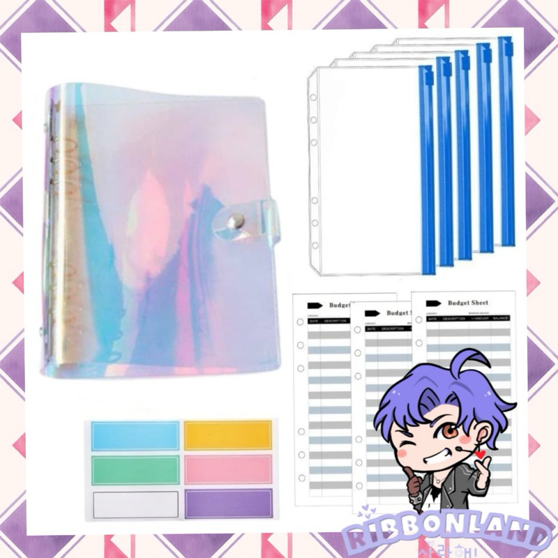 A6 Complete Set of Complete Laser Hologram Savings Binder | Shopee ...