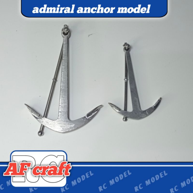 Miniature stainless Steel Anchor model high scale model | Shopee ...