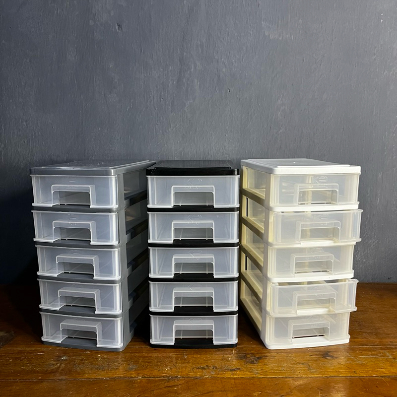 Dakota Mini Drawer Rack- Make Up Box/Aesthetic Mini Drawer/5-Tier ...