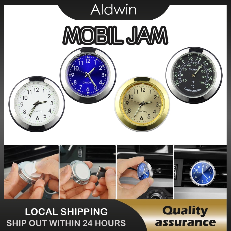 Luminous Analog Car Clock Digital Dashboard Universal SUV Car Dashboard ...