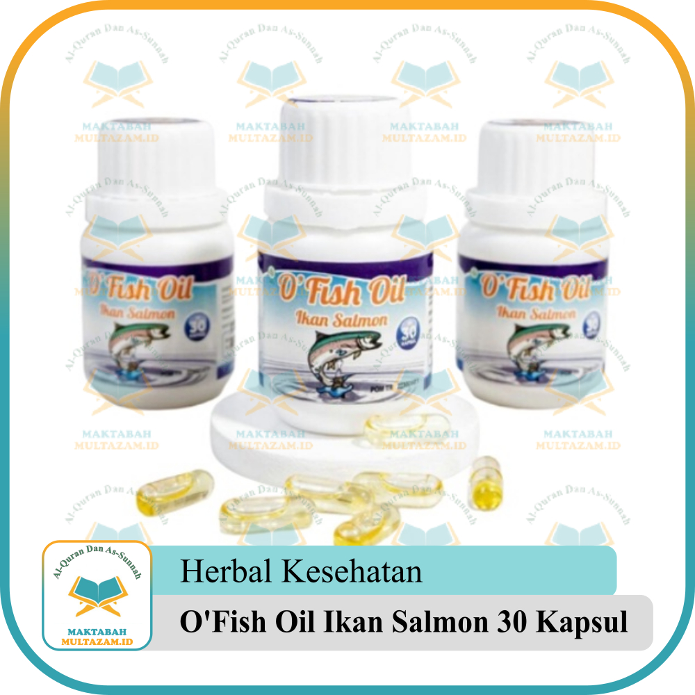 Herbal O'Fish Oil Salmon Fish 30 Capsules Original | O Fish Oil ...