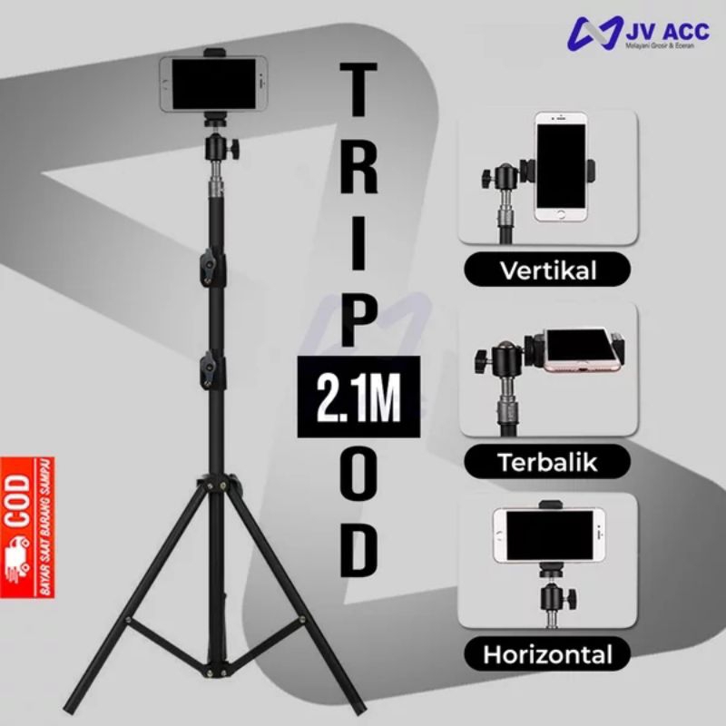 Hp Tripod 2,1 M Tripod 3 Tripod Content Live shopee tiktok | Shopee ...