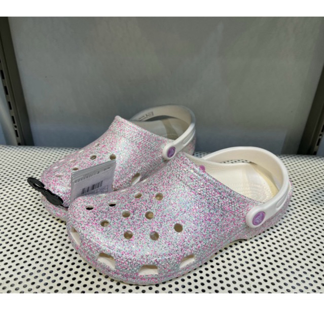 Crocs CLASSIC SHIMMER ORIGINAL (free jibbitz) | Shopee Philippines