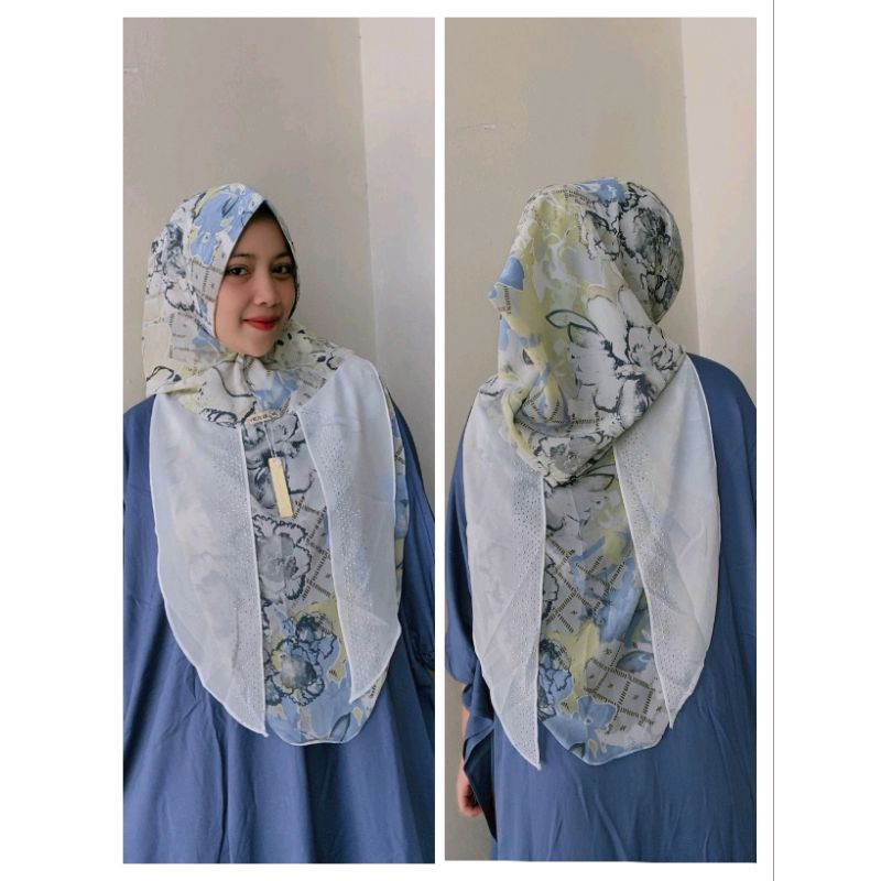 AYYUBY - MORENA MOTIF HODIE BLINK INSTANT HIJAB CERUTY BABYDOLL ...