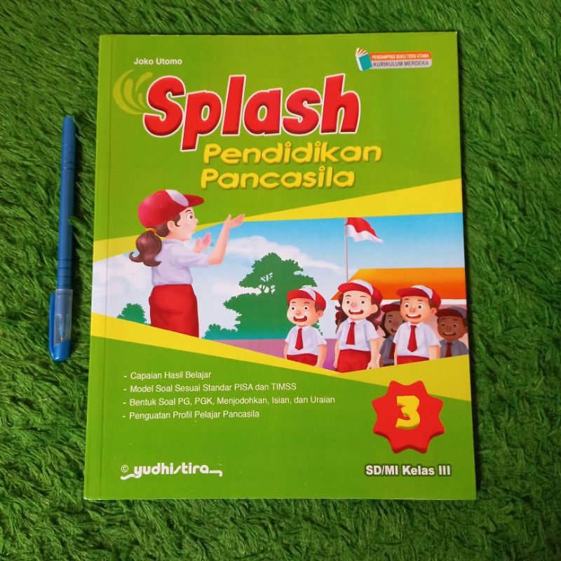 Original PANCASILA Education SPLASH Book Grade 3rd SD/MI MERDEKA ...