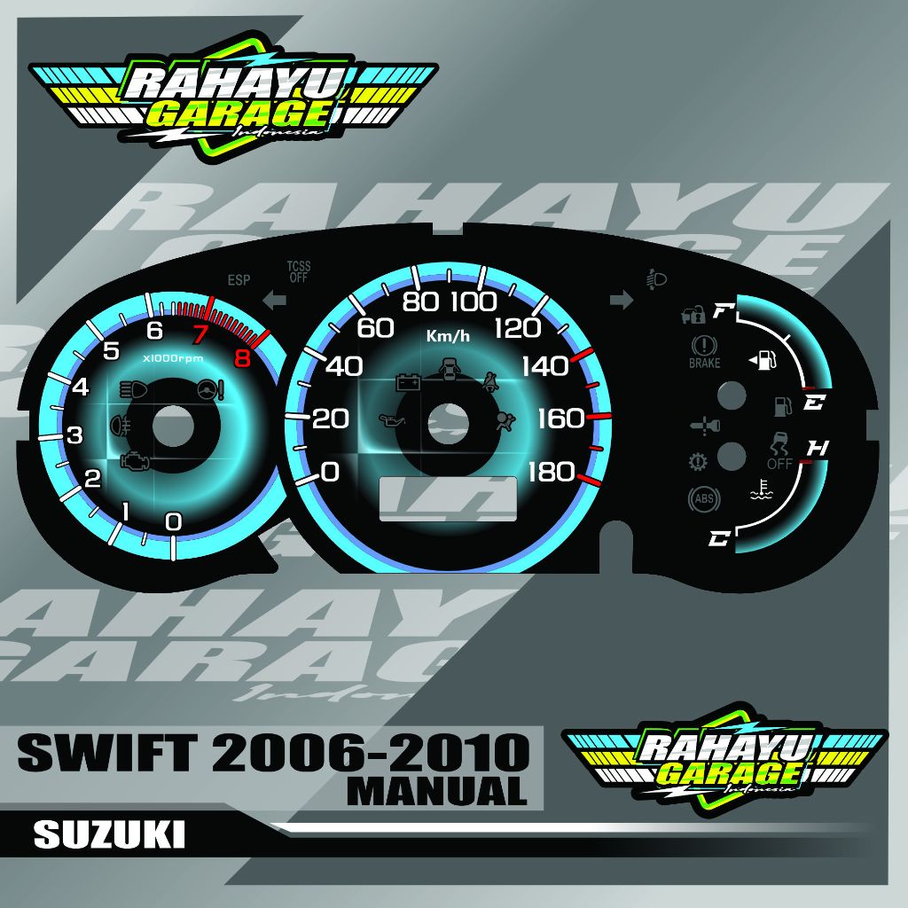 Suzuki SWIFT 2006-2010 CUSTOM SPEEDOMETER Board MANUAL And MATIC ...