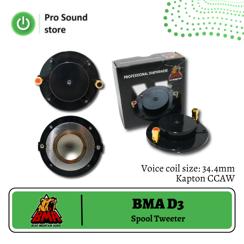Spull Spool Tweeter Twitter Driver BMA D3 | Shopee Philippines