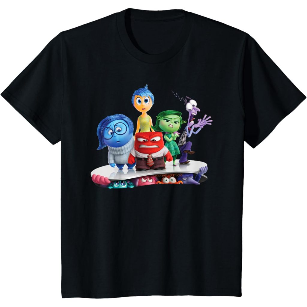 Disney Pixar Inside Out 2-emoal Group Movie Poster T-Shirt | Shopee ...