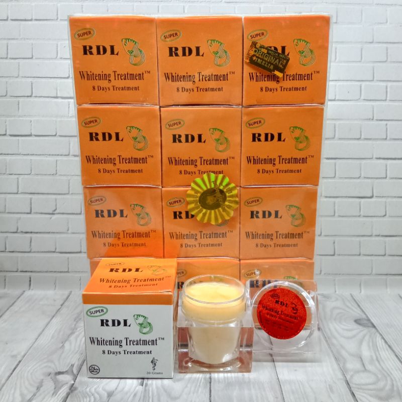 [12Pcs] Cream RDL SUPER Whitening Treatment 8 Days | Shopee Philippines
