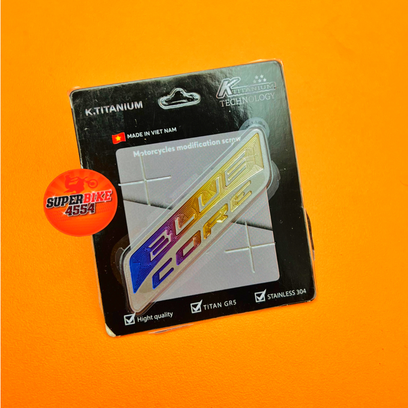 ORIGINAL BLUE CORE TITANIUM EMBLEM | Shopee Philippines