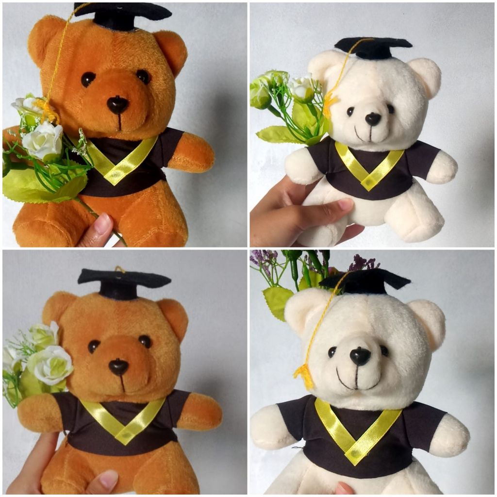 Mini teddy bear/graduation doll/bouquet doll | Shopee Philippines