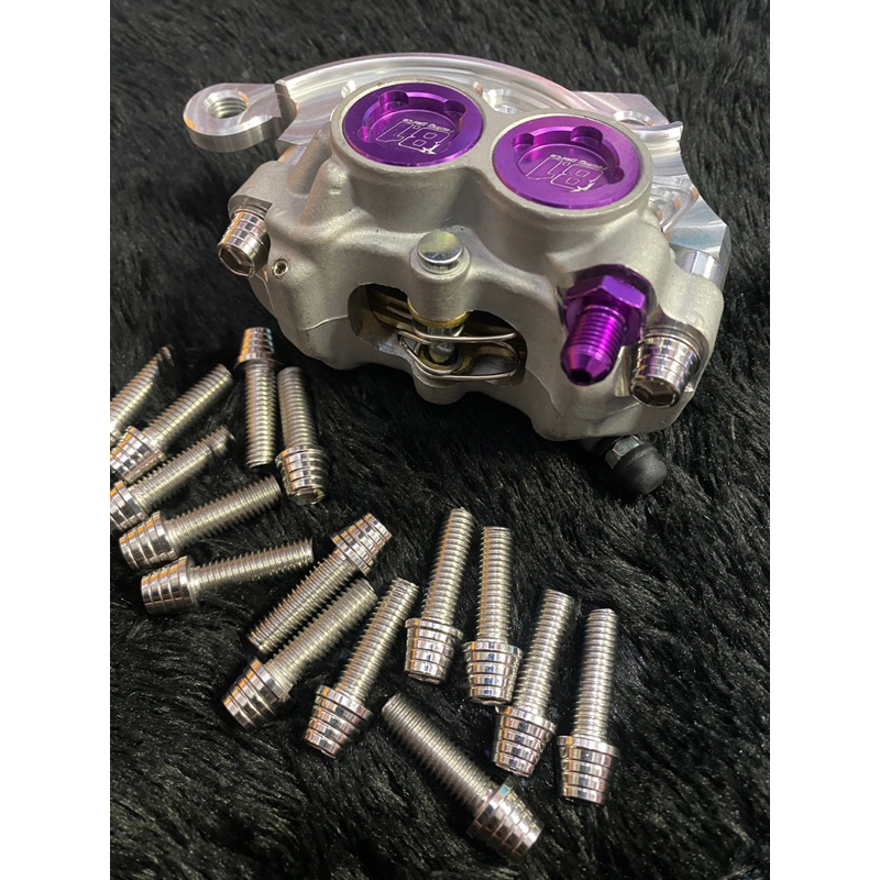 Bracket Bolt to Caliper 81 Formula 4p Krucut m8x20 Titanium GR5 ...