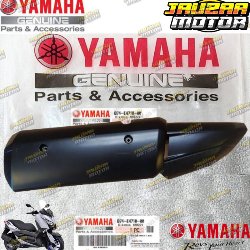 XMAX 250 V1 NEW XMAX V2 EXHAUST PROTECTIVE SHIELD COVER ORIGINAL YAMAHA ...
