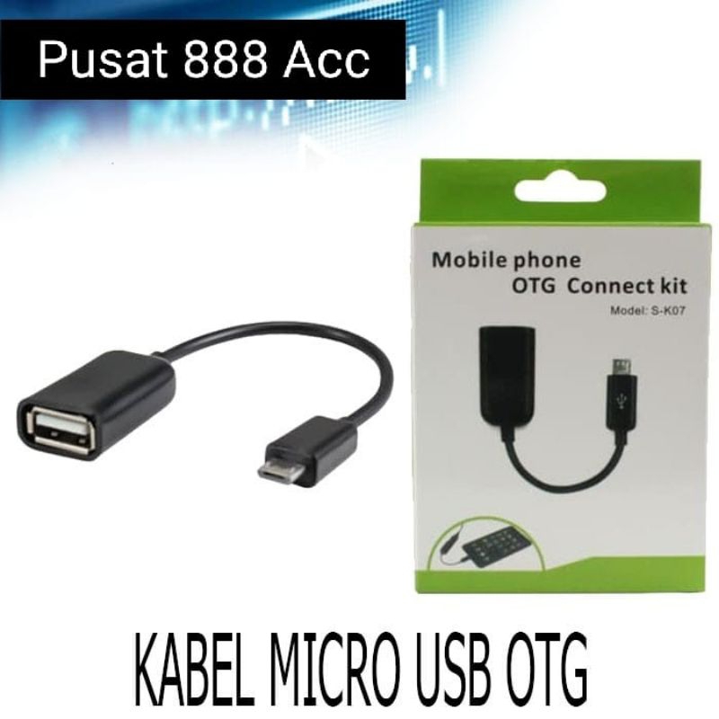 OTG Cable V8 MICRO USB LUNA VV81 / OTG CABLE ON THE GO CONNECT KIT SB ...