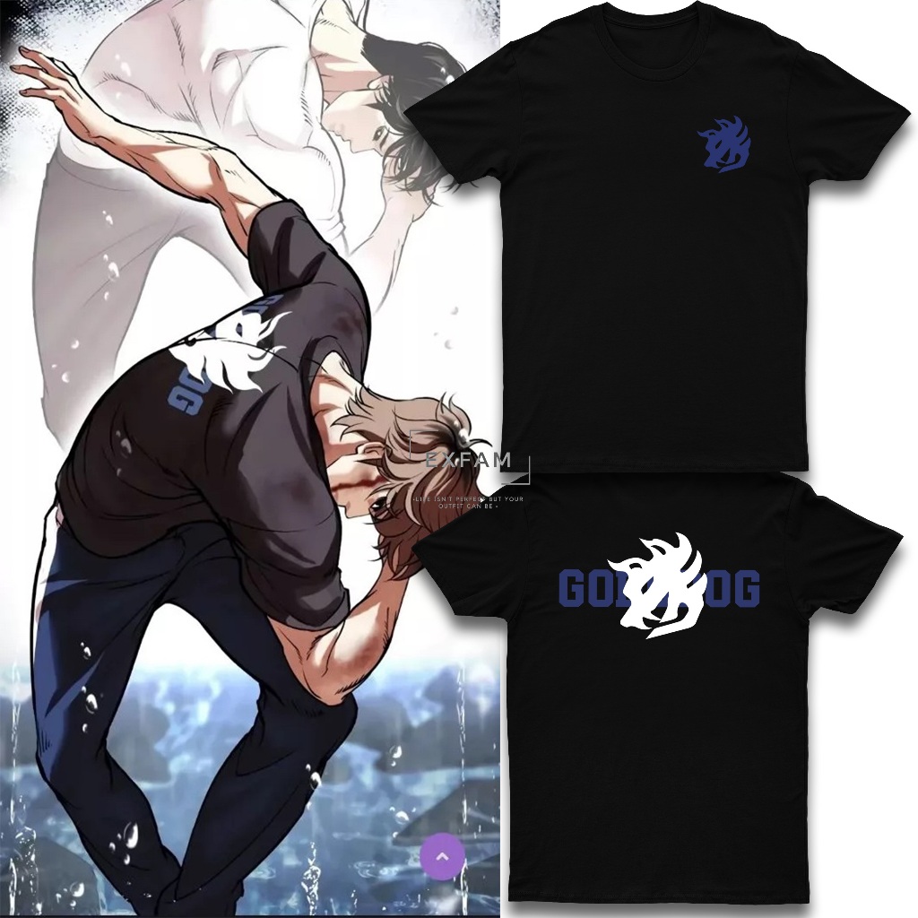T Shirt Kaos Seong Yohan Goddog Crew New Outfits Manhwa Korea | Shopee ...
