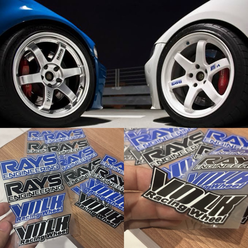 Sticker VOLK RAYS Rims TE37 Copy Original | Shopee Philippines