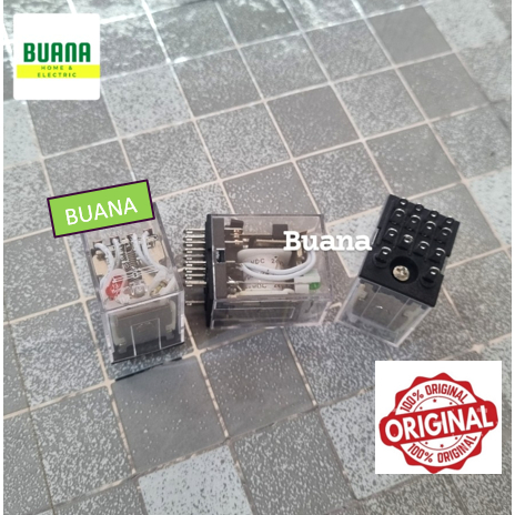 Relay Omr*n MY4N 220Vac / 24Vdc /12Vdc 14 pin relay my4 | Shopee Philippines