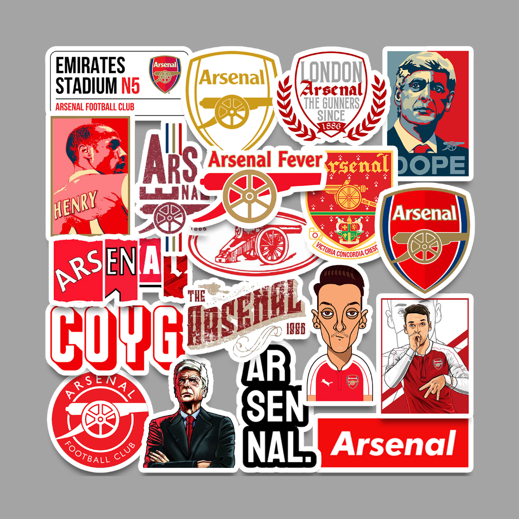 Sticker PACK - ARSENAL F.C. [20Pcs] | Shopee Philippines
