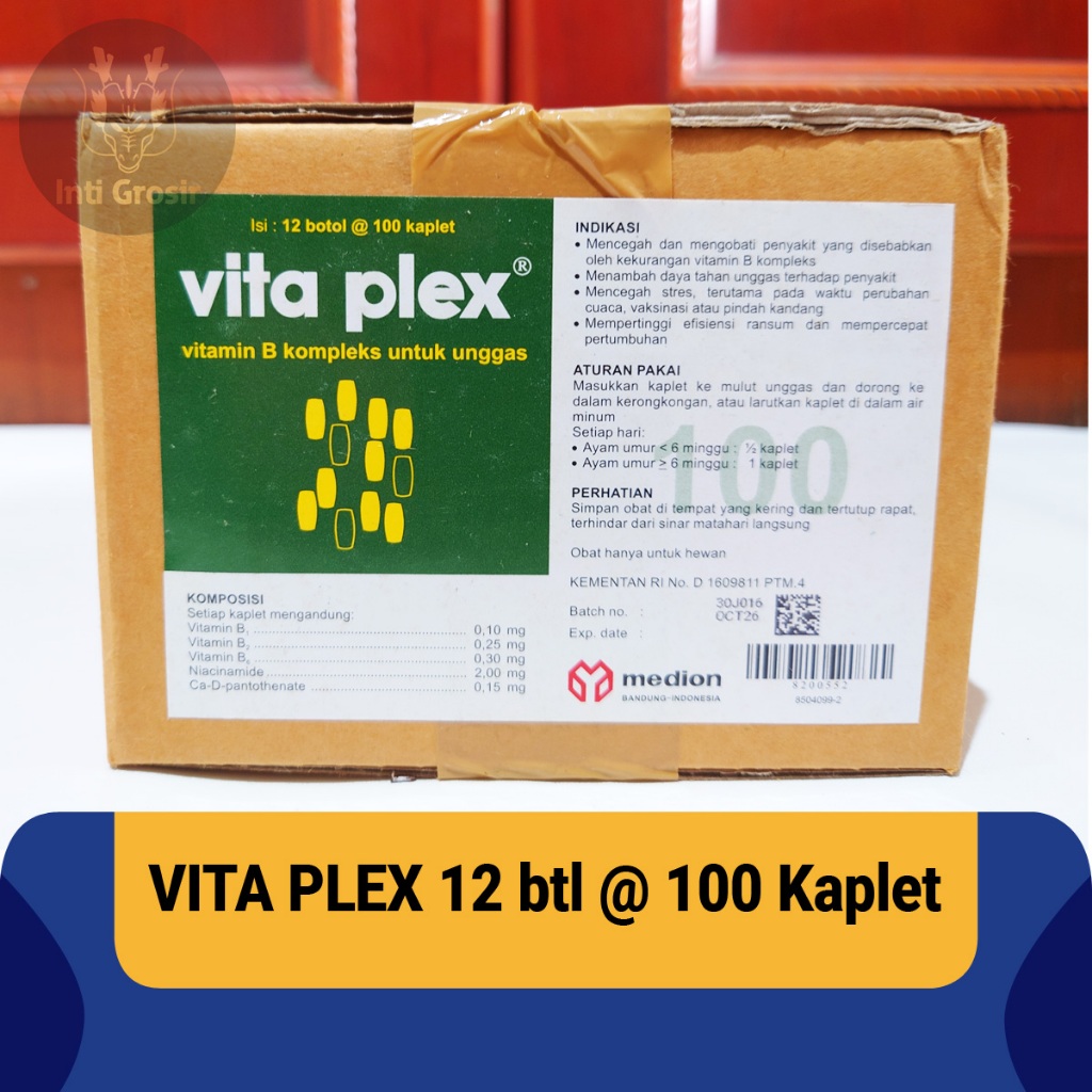 Vita Plex 100 Capsules Wholesale 12 Bottles vitamin B Complex Vitaplex ...