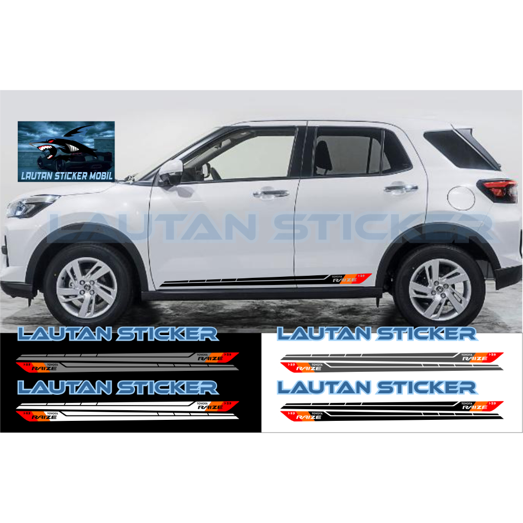 Cutting toyota raize Car Sticker raize Car list Sticker | Shopee ...
