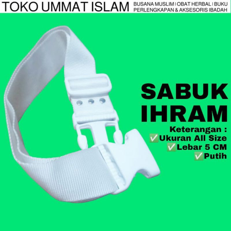 Ihram Belt Ihrom Hajj Umrah White Color Adult Size | Shopee Philippines