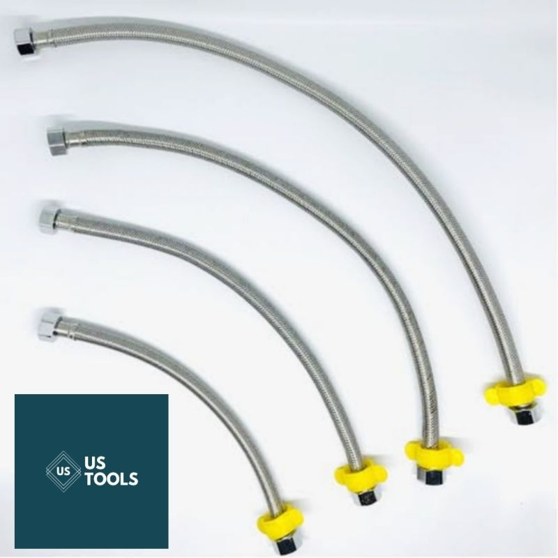 Woven Flexible Hose/Bathroom Closet Sink Hose 30 40 50 cm/Stainless ...