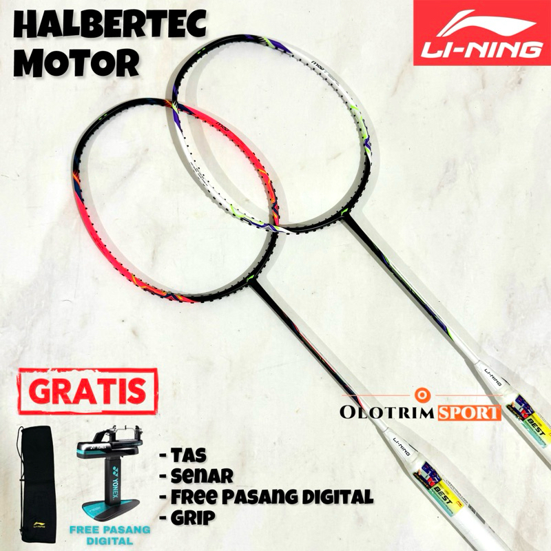 Original LINING HALBERTEC MOTORCYCLE Badminton Racket | Shopee Philippines