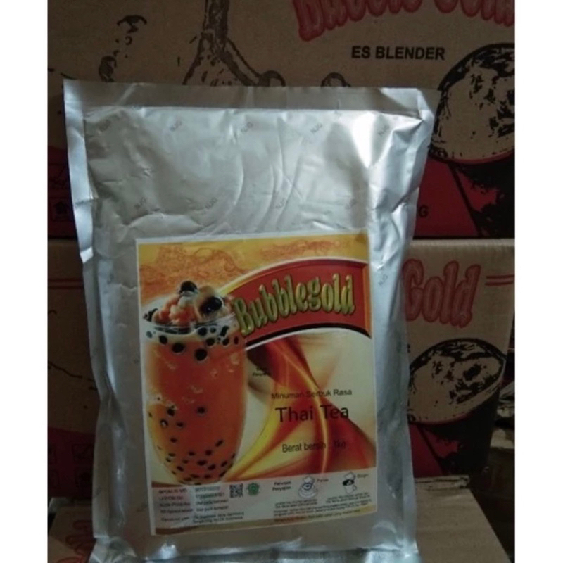 Bubble Gold Thai Tea Drink Powder 1 Kg | Shopee Philippines