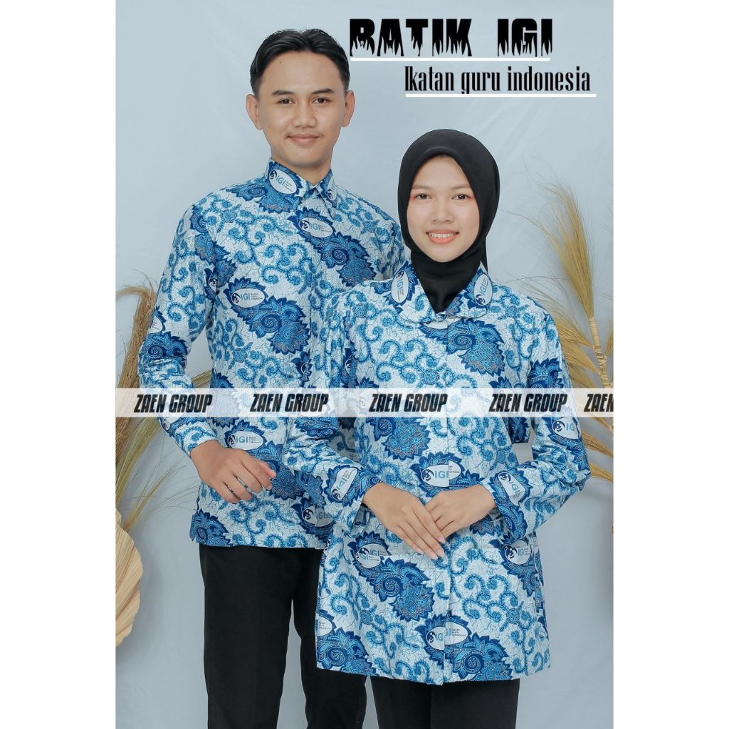 Batik IGI Indonesian Teacher Association Work Wear IGI Indonesian ...