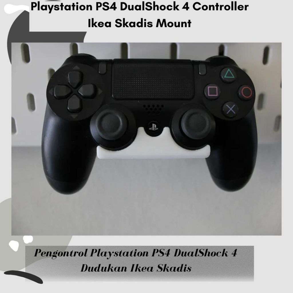 Playstation PS4 DualShock 4 Controller Ikea Skadis Mount/Playstation ...