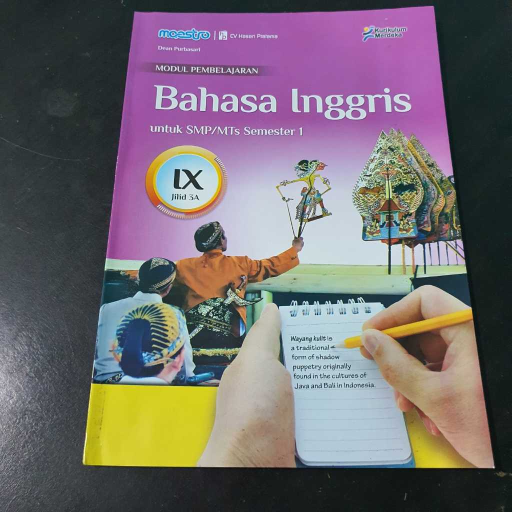 Lks Maestro 2024 - Junior High School English Module/MTs Class 9 Smt 1 ...
