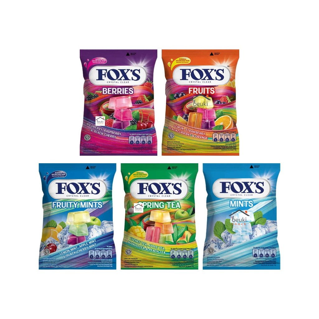 Fox's Crystal Clear Candy Various Variants Choose Flavors | Shopee Philippines