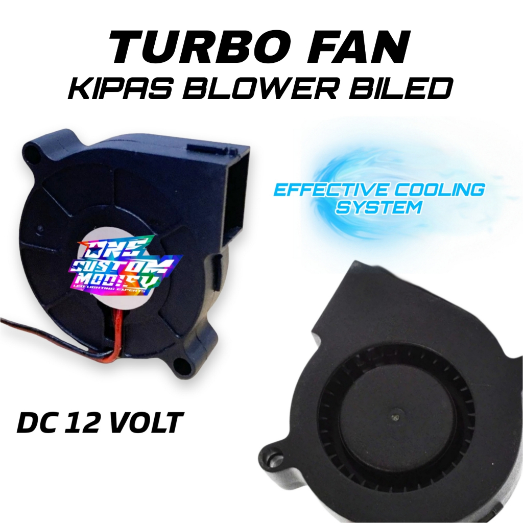 Turbo Fan Blower Cooling Fan Exhaust Retrofit Projector Biled DC 12V ...