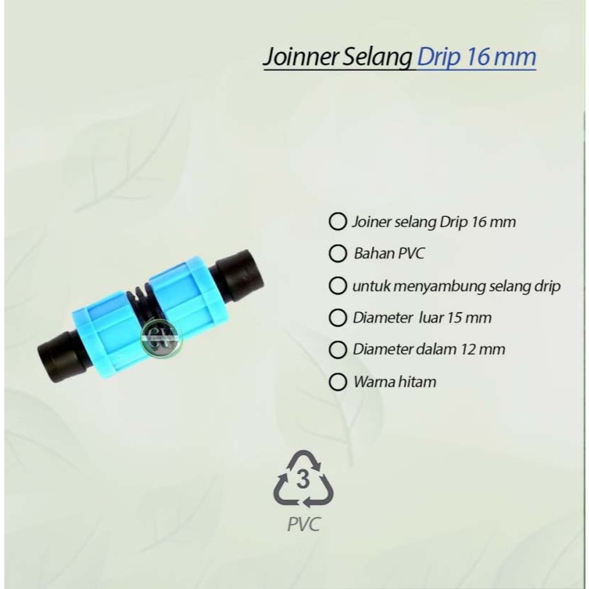 Joinner Drip Hose 16 Mm Hydroponic Irrigation Hose System | Shopee ...