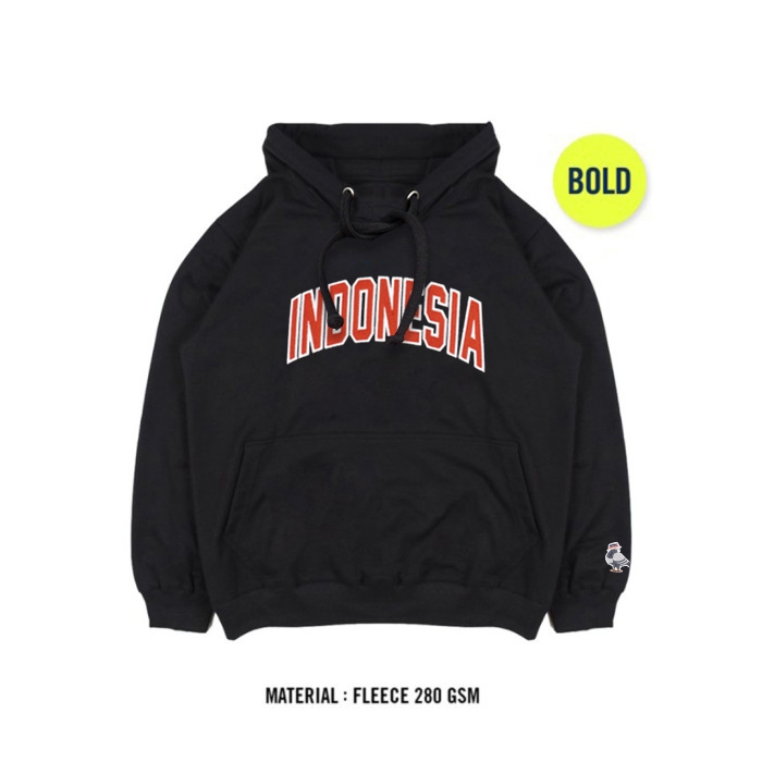 HOOLIGANS Hoodie Bold VAR IDN - Black | Shopee Philippines