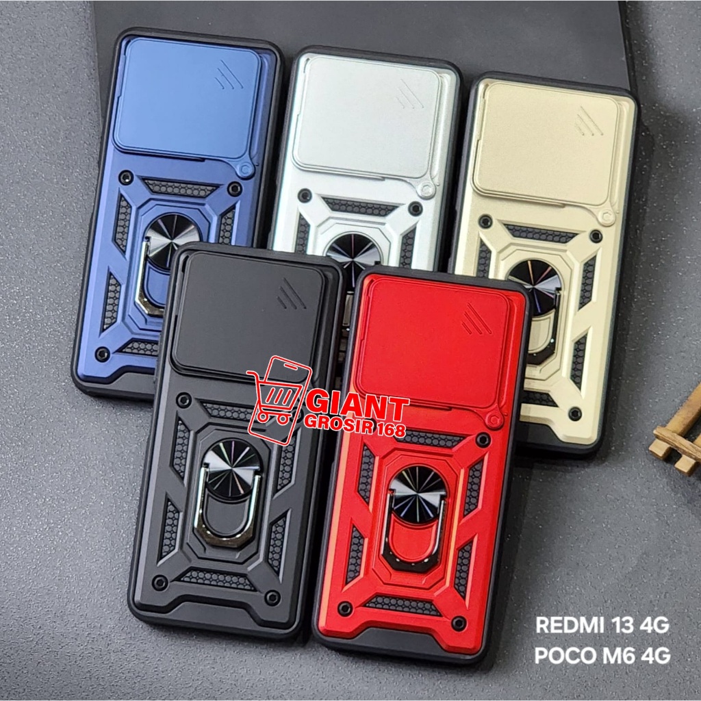 Poco M6 4G Case Transformer Slide 2 In 1 Case Poco M6 4G | Shopee ...