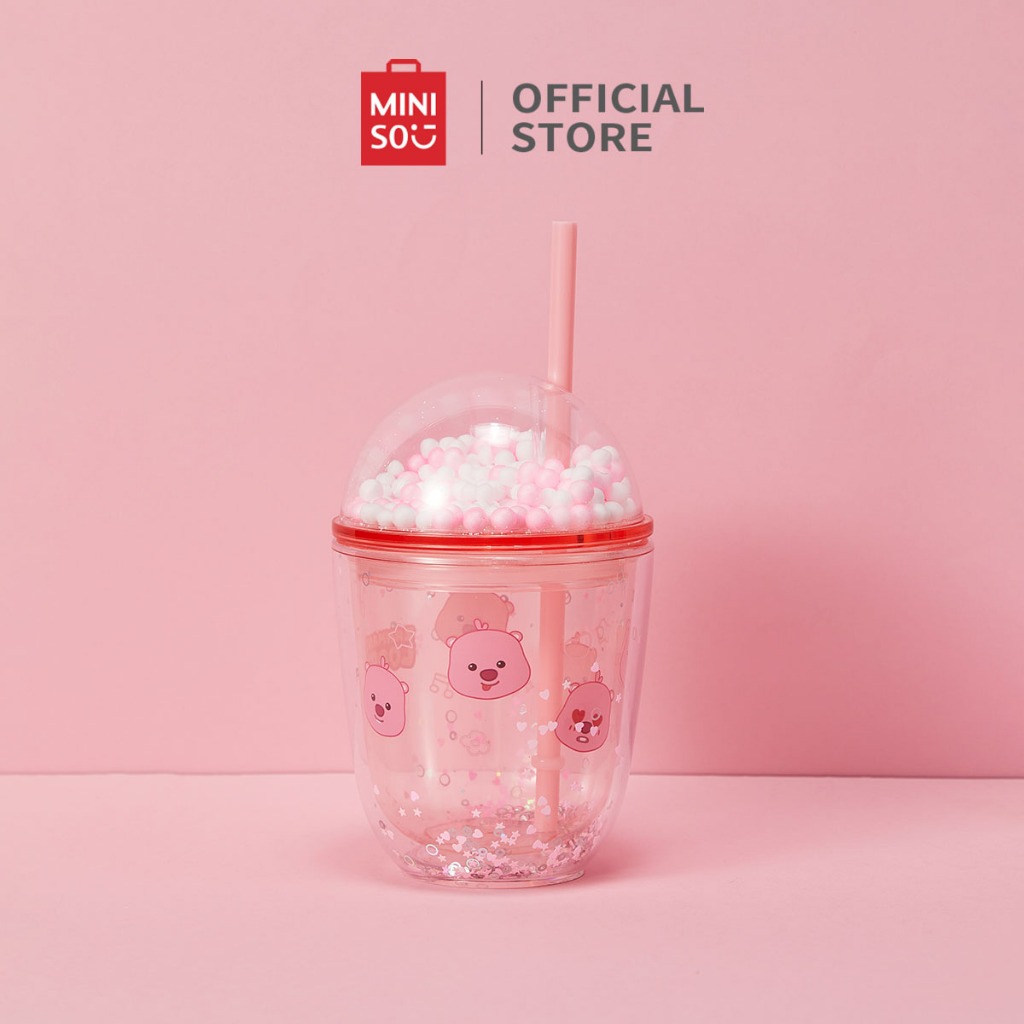 Miniso x ZANMANG Loopy Collection Straw Drinking Cup Tumbler Cups Cute ...