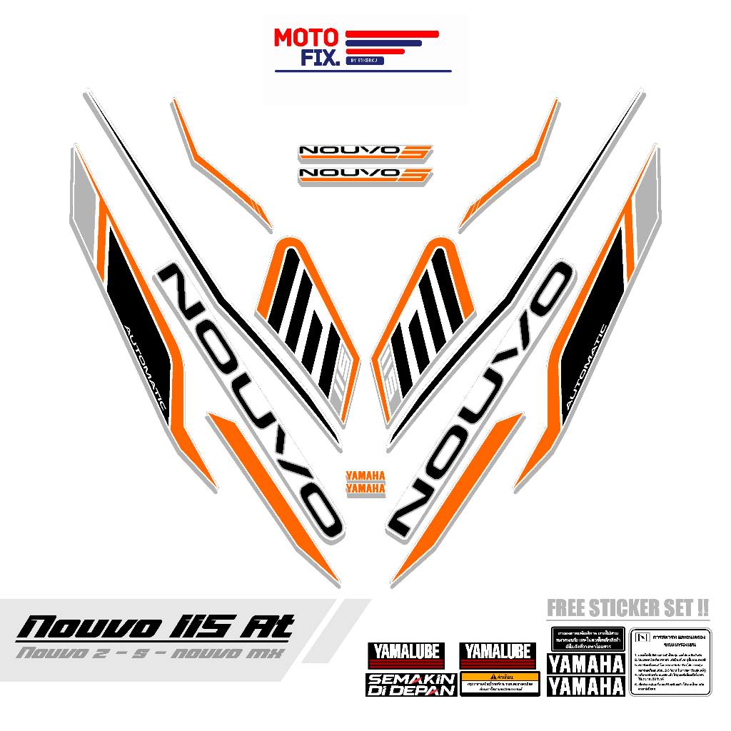 Sticker Striping Decal List Polet Body Motorcycle Yamaha Nouvo S Nouvo ...